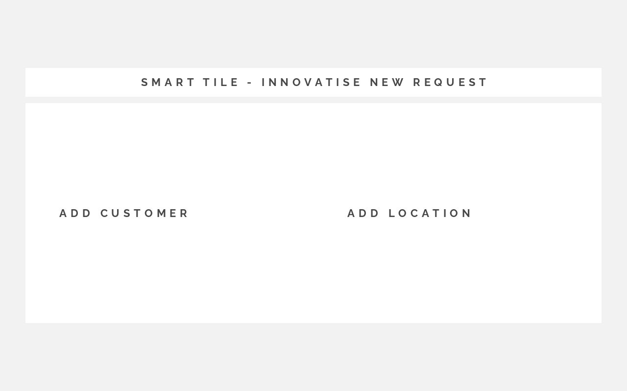 New Request form